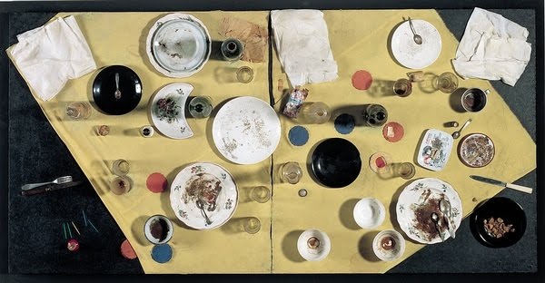 CNDP Erpent - Beaubourg 2010: Daniel Spoerri – Le repas hongrois – 1963